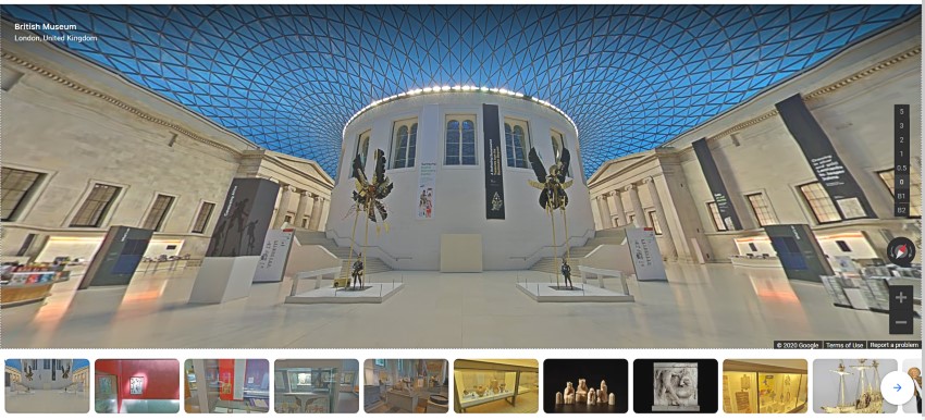 Disfruta de una visita virtual por el museo británico de londres